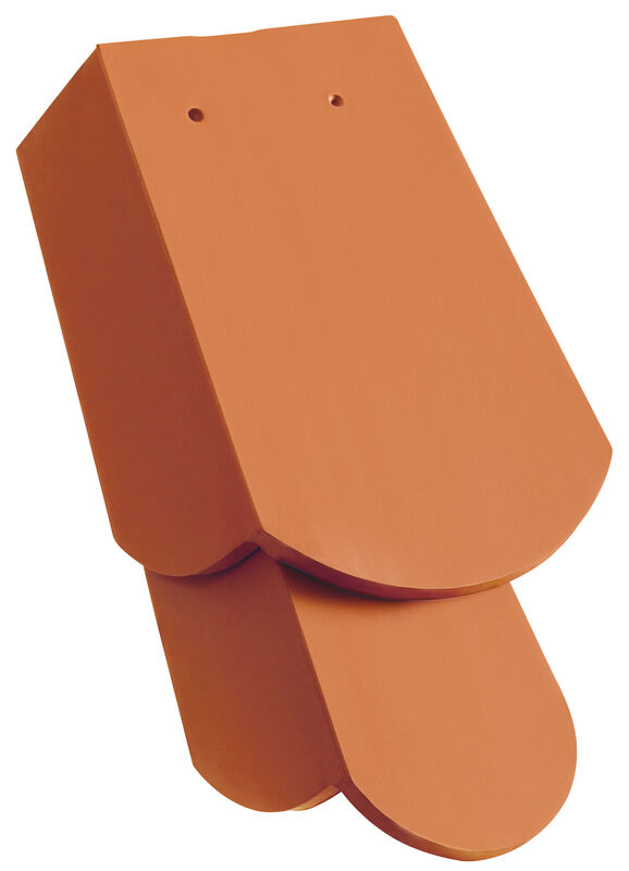 CRIJEP CREATON BIBER 5/4 RUBNI LIJEVI ZA DUPLO POKRIVANJE CRVENA ENGOBA